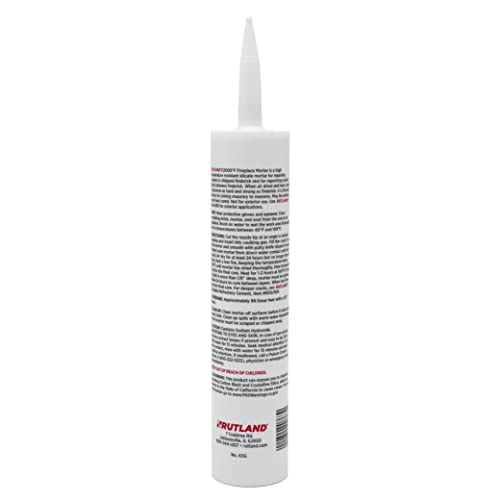 Rutland Fireplace Mortar Cartridge, 10.3-Ounce, Gray - 63G