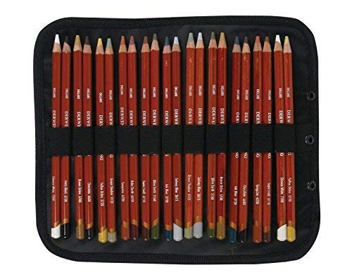 Derwent Carry-All Pencils Leaves/Holders for Storage, Canvas Bag, 44 Pencil Capacity, 2-Pack (2302141)