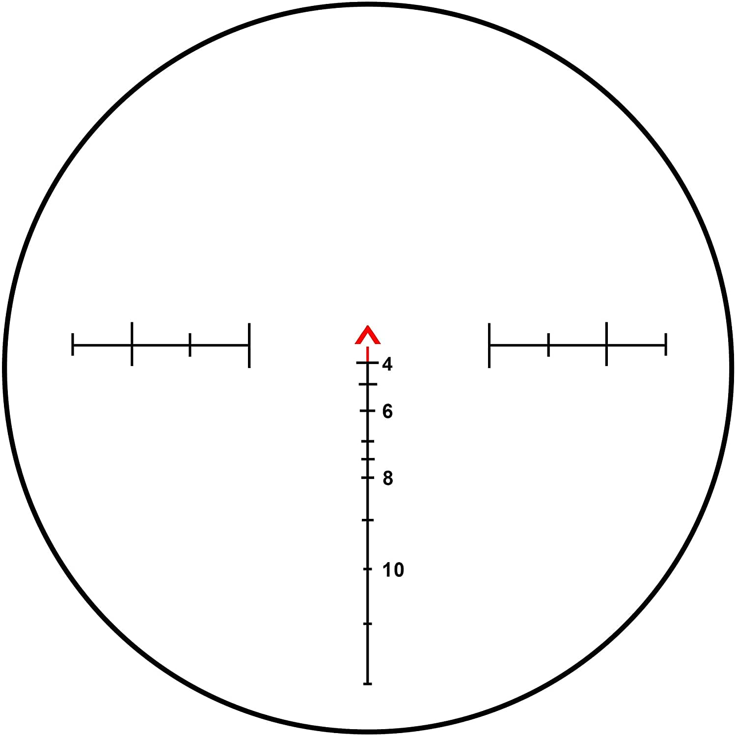 E-Tactical 4x32 Black Scope Red Chevron Glass Fiber Scope Glass Etched Reticle Real Fiber Optics Optical Scope
