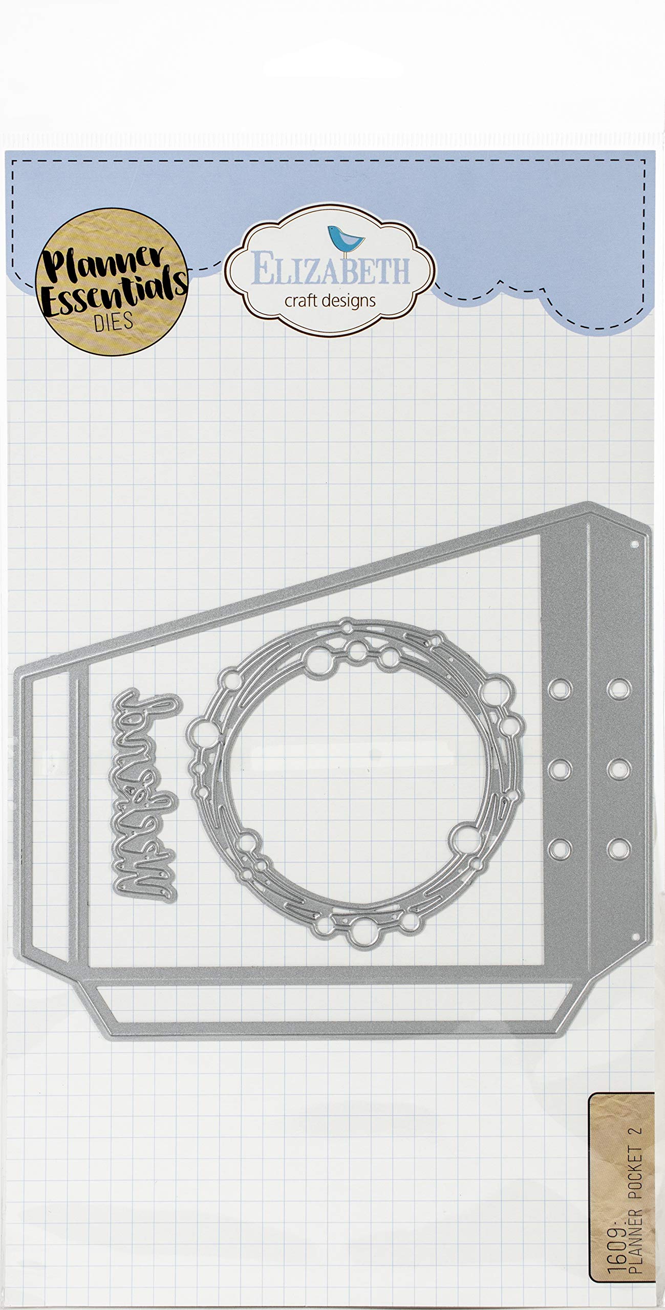 Elizabeth Craft Designs ELIZABETH CRAFT DIE PLNR PCKT2, us:one size, Planner Pocket 2