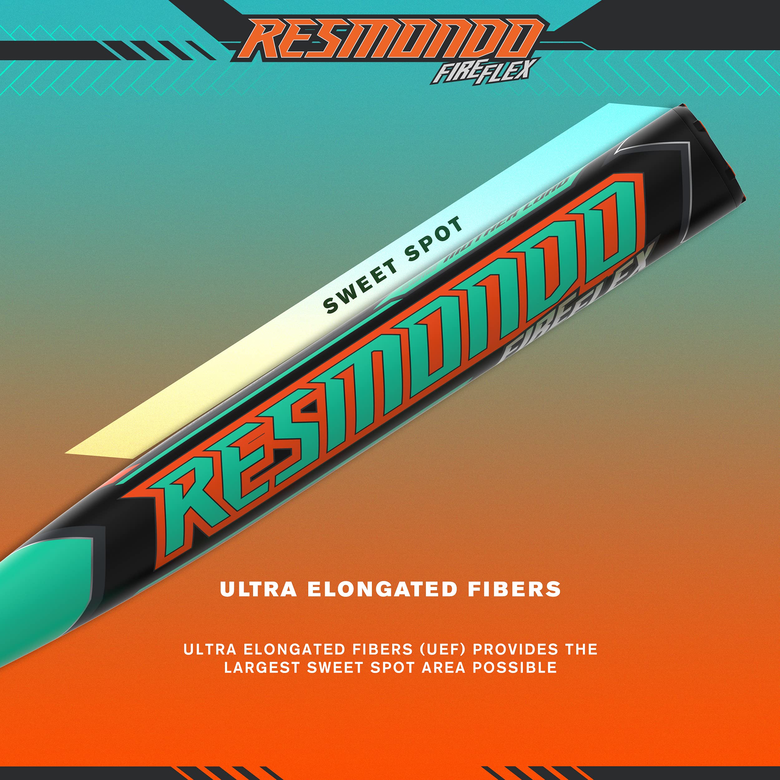Easton RESMONDO Softball Bat, Motherloaded, 12.5 in Barrel, USSSA, ISA & NSA, 34in x 26.5oz
