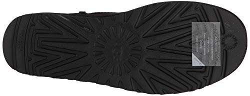 UGG womens Classic Ultra Mini Ankle Boot, Black, 7 US