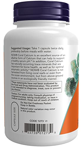 Now Foods Coral Calcium 1000 mg 100 Vcaps