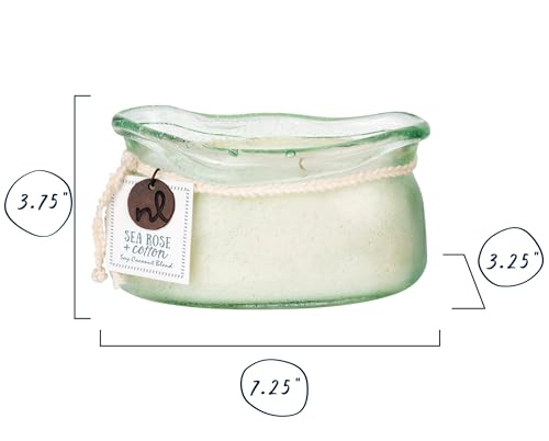 Northern Lights Candles - Windward 2 Wick Candle - Sea Rose & Cotton - 52668