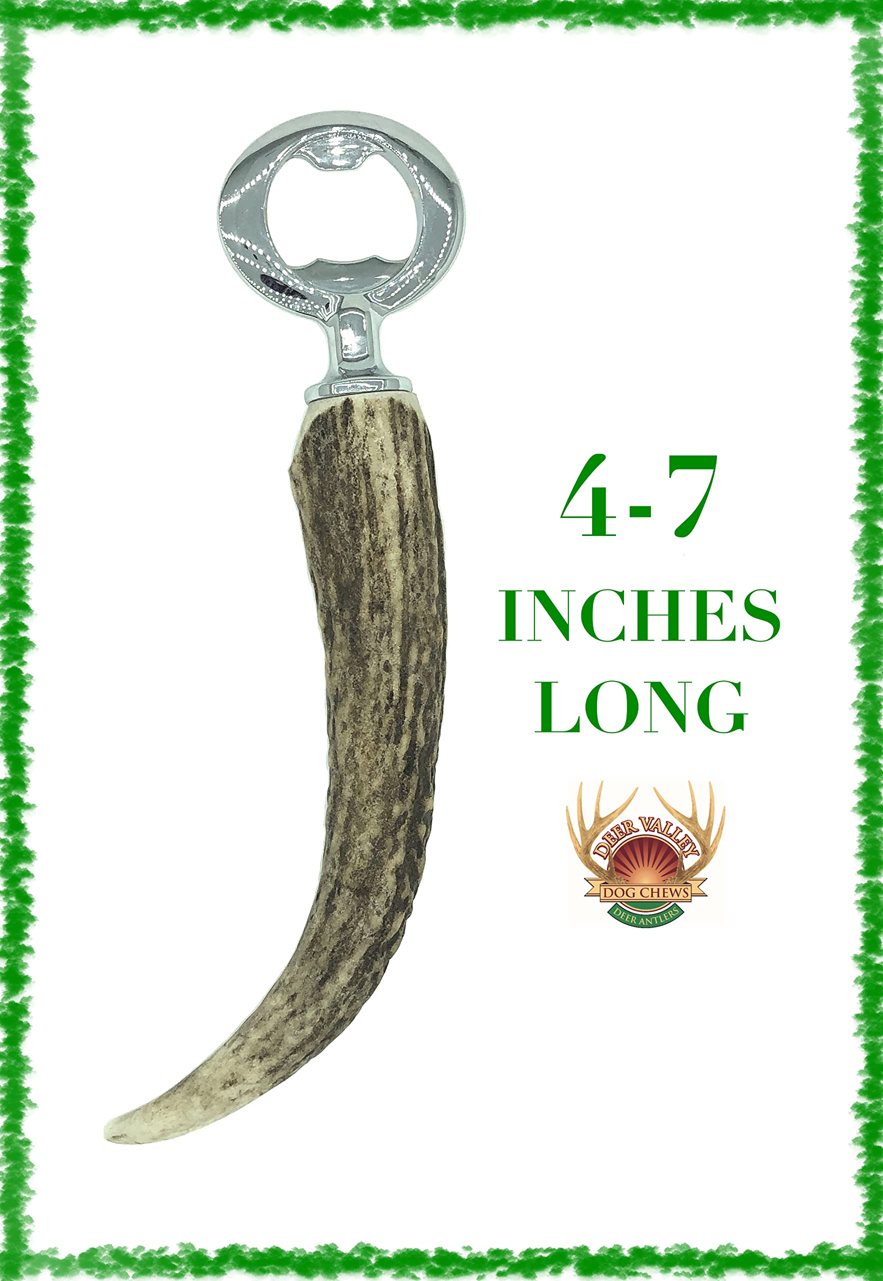 Handcrafted Deer Antler Bottle Opener - Unique & Rustic Bar Accessory for Beer Enthusiasts and Nature Lovers