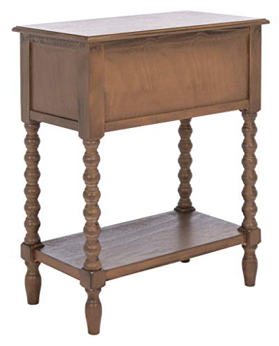 SAFAVIEH Home Collection Athena Brown 3-Drawer Console Table