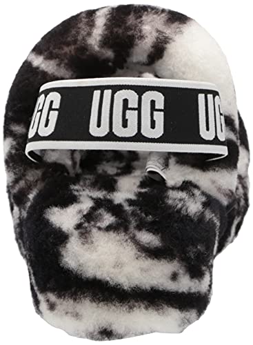 UGG Women's OH Yeah Marble Slipper, Black, 8
