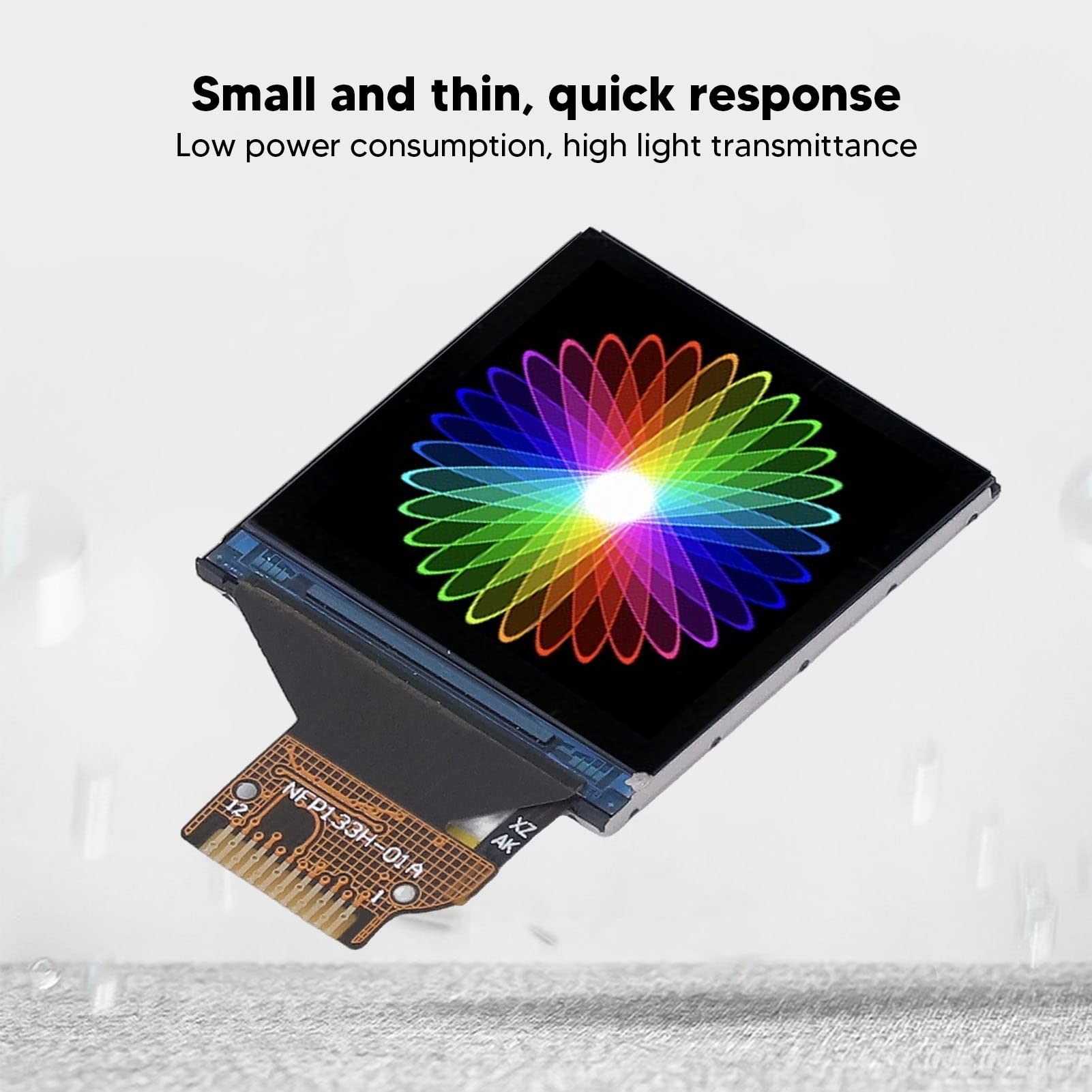 IPS Display Module High Light Transmission 1.3 Inch TFT Screen 2PCS No Radiation ST7789V DIY Electronic Device Drive