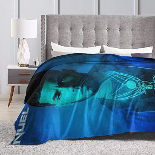 ISHAANAV Anuel Music and AA Throw Blanket for Couch Sofa Fluffy Microfiber Fleece Throw Soft, Cozy, Lightweight Anuel Music and AA