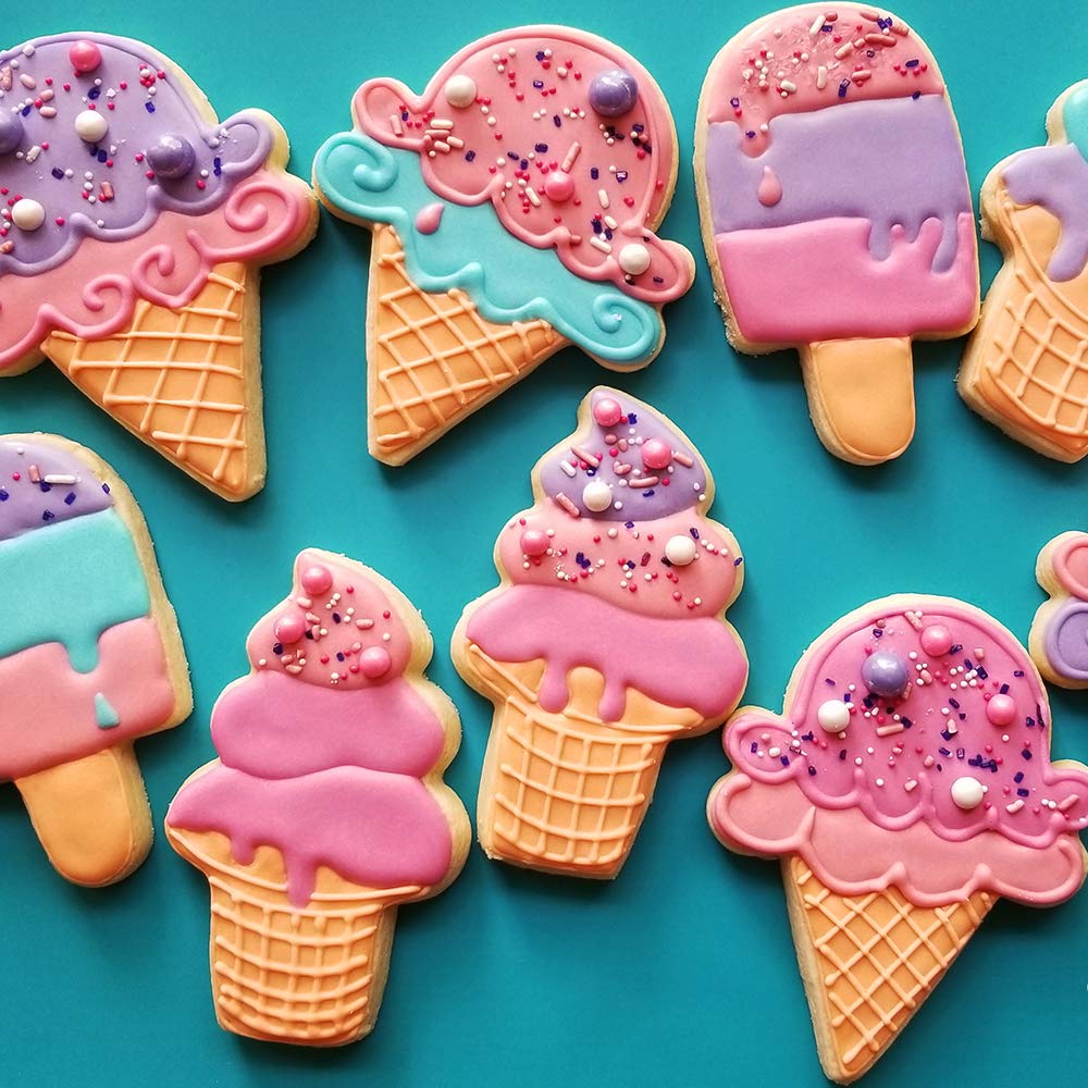Ice Cream Cone Cookie Cutter, 4" Made in USA by Ann Clark