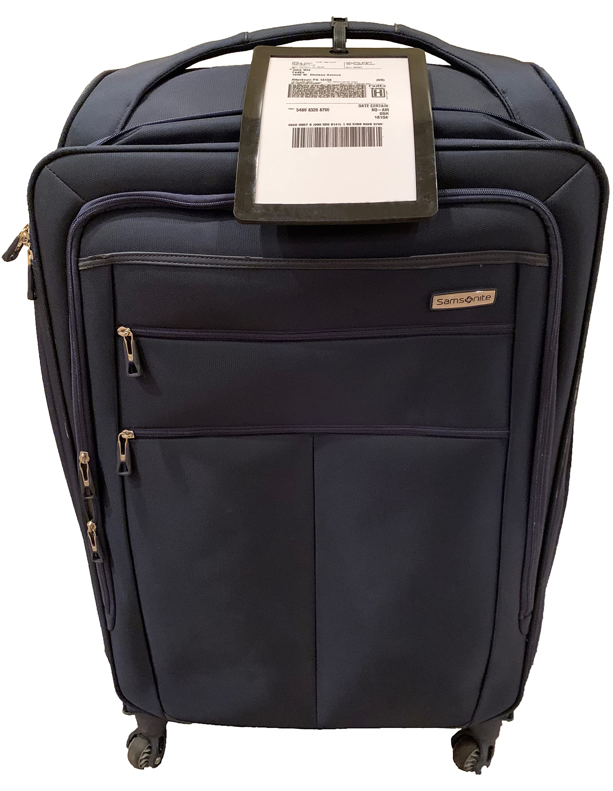 Extra Large Bag Tag (8.5" x 6") Shipping Label Holder for Golf and Luggage