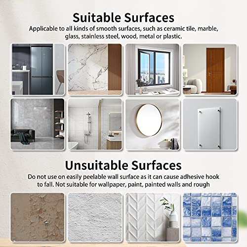 Wall Plate Hanger Display Holder - 22 Pairs Invisible Vertical Plate Holders - Adhesive Plate Hangers For The Wall - Plastic Picture Hangers Without Nails - 2.4β Hanging Hooks For Decorative Wall Art