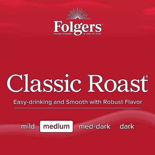Folgers Classic Roast Medium Roast Coffee, 192 Keurig K-Cup Pods