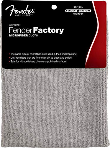 Fender Guitar Super Care Kit Bundle with Custom Shop Deluxe Guitar Care System 4 Pack, Super-Soft Dual-Sided Microfiber Cloth, and Fender Factory Microfiber Cloth