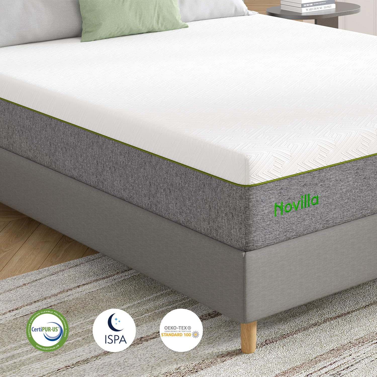 Novilla Full Mattress, 10 Inch Memory Foam Mattress Full Size for Pressure Relief & Cool Sleep, Full Memory Foam Mattress