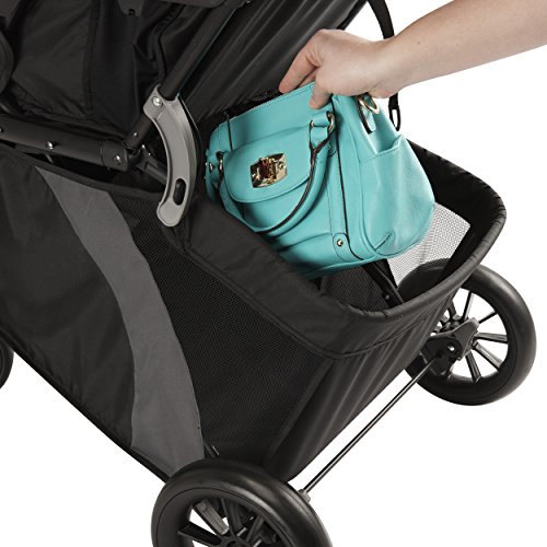 Evenflo Advanced SensorSafe Epic Travel System with LiteMax Infant Car Seat, Jet