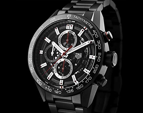 Tag Heuer Carrera Chronograph Automatic Black Dial Mens Watch CAR2090.BH0729