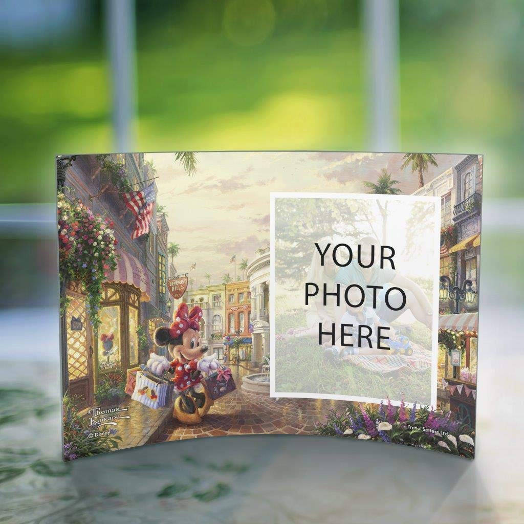 Disney – Minnie Rocks the Dots on Rodeo Drive – Curved Acrylic Print – Thomas Kinkade Studios – for Newlyweds Anniversaries