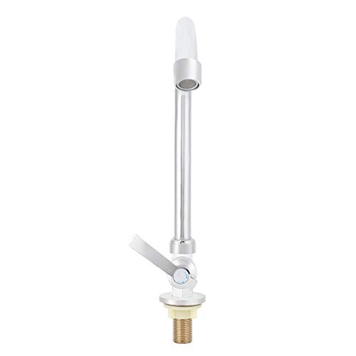 Kitchen Sink Faucet High Arc Vertical Faucet Single Cold Water Tap G1 2in Zinc Alloy Faucet Without Hose for Home Use