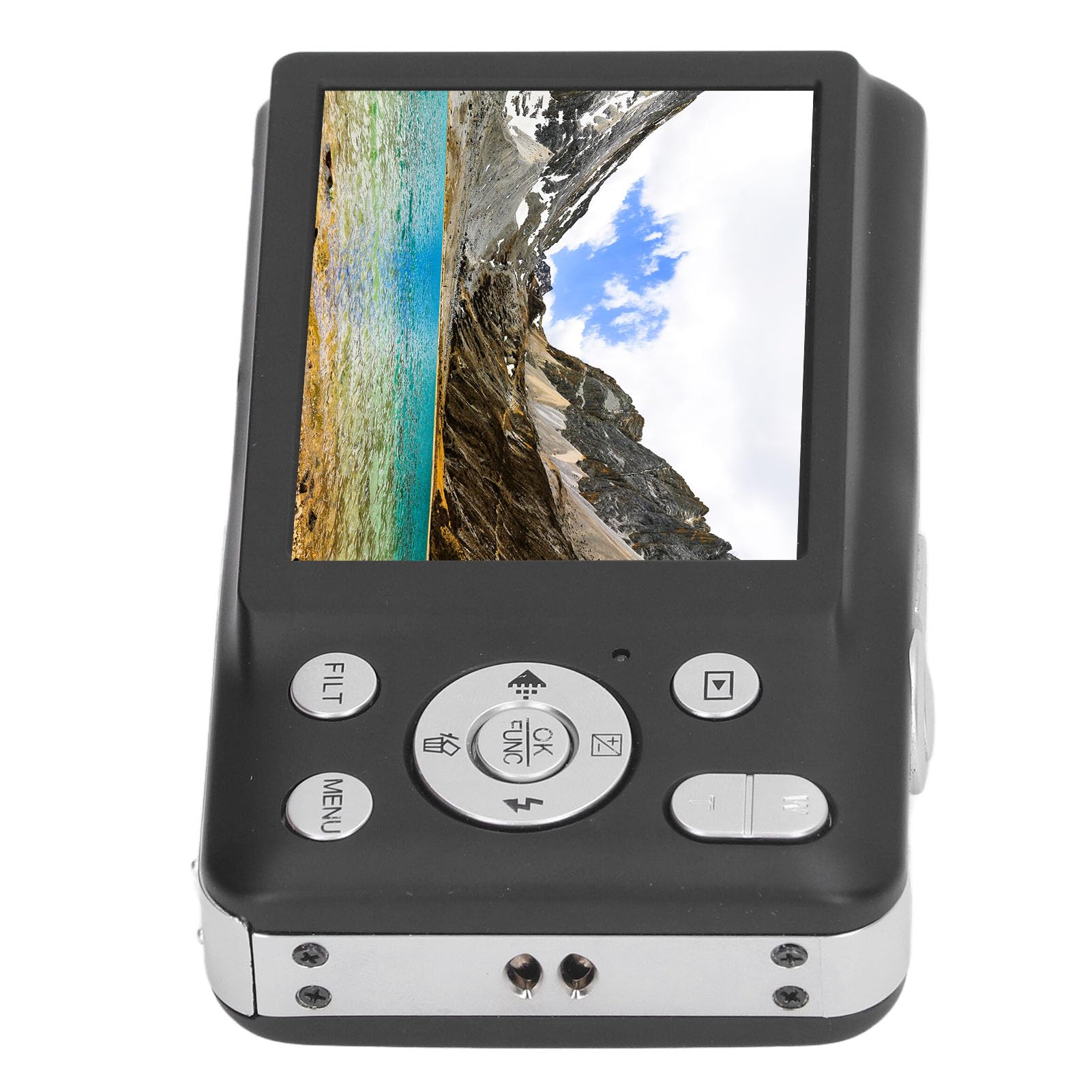 Digital Camera, FHD 8K 68MP Vlogging Camera with 2.7 inch HD Screen, 16X Digital Zoom, Portable Video Camera for Travel, Compact Point and Shoot Camera for Student, Beginner