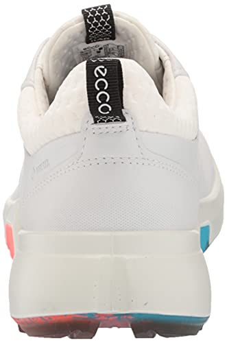 ECCO Women's Biom Hybrid 4 Gore-TEX Waterproof Golf Shoe, White, 9-9.5