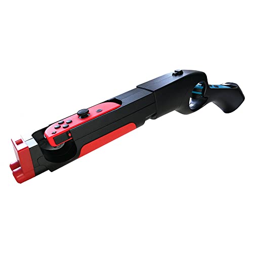 Game Gun Controller for Nintendo Switch, Gun Hand Grips For Switch Shoot/Hunt Games:Switch OLED Hunting Games, Call of Juarez, Sniper Elite 3, Big Buck Hunter, Resident Evil, Hunting Simulator