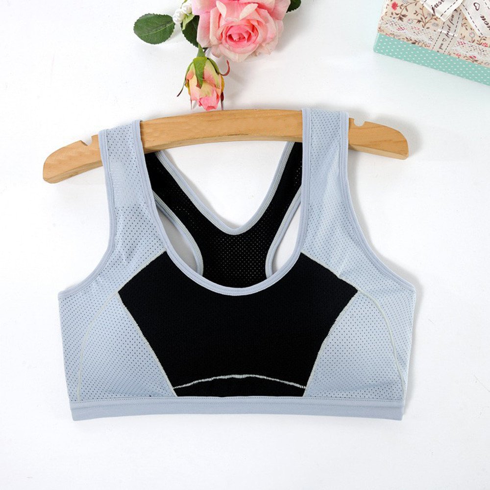Women Bra,JFLYOU Sale Ladies Yoga Fitness Stretch Workout Tank Top Racerback Padded Sports Bra(Black,Free Size)