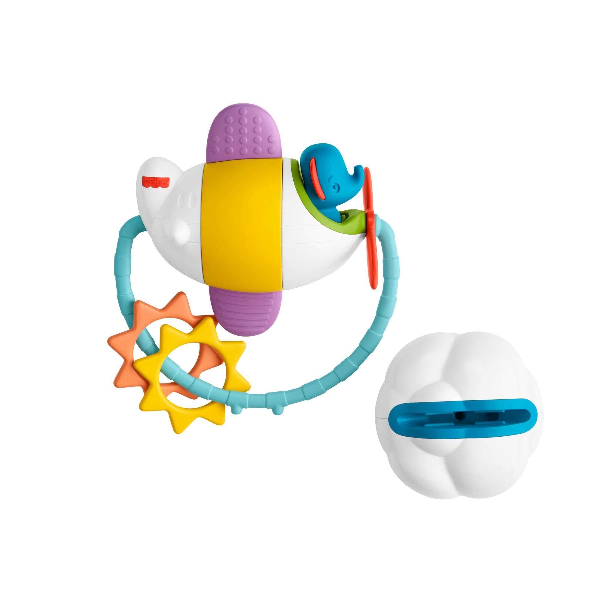Fisher-Price Total Clean Activity Plane, Dishwasher-Safe high Chair Suction Cup Baby Toy