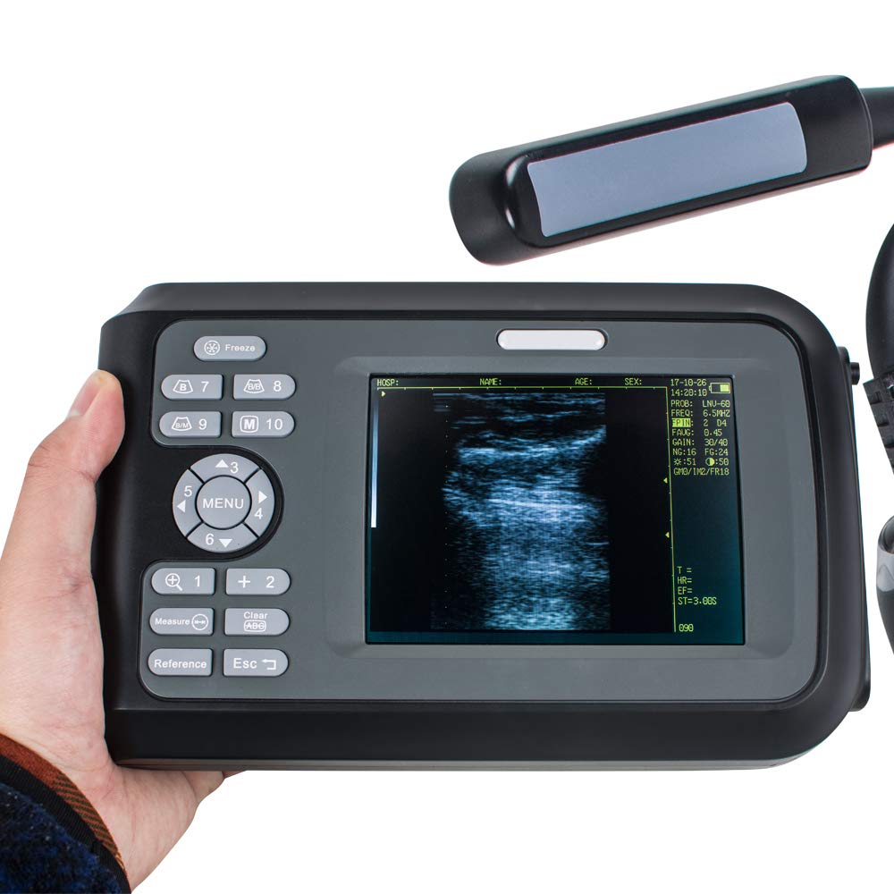 Veterinary Ultrasound Scanner HandScan V8 for Pregnancy Digital Veterinary Ultrasonic Scanner Machine with Convex Probe for Farm Animals Pet - US New Version