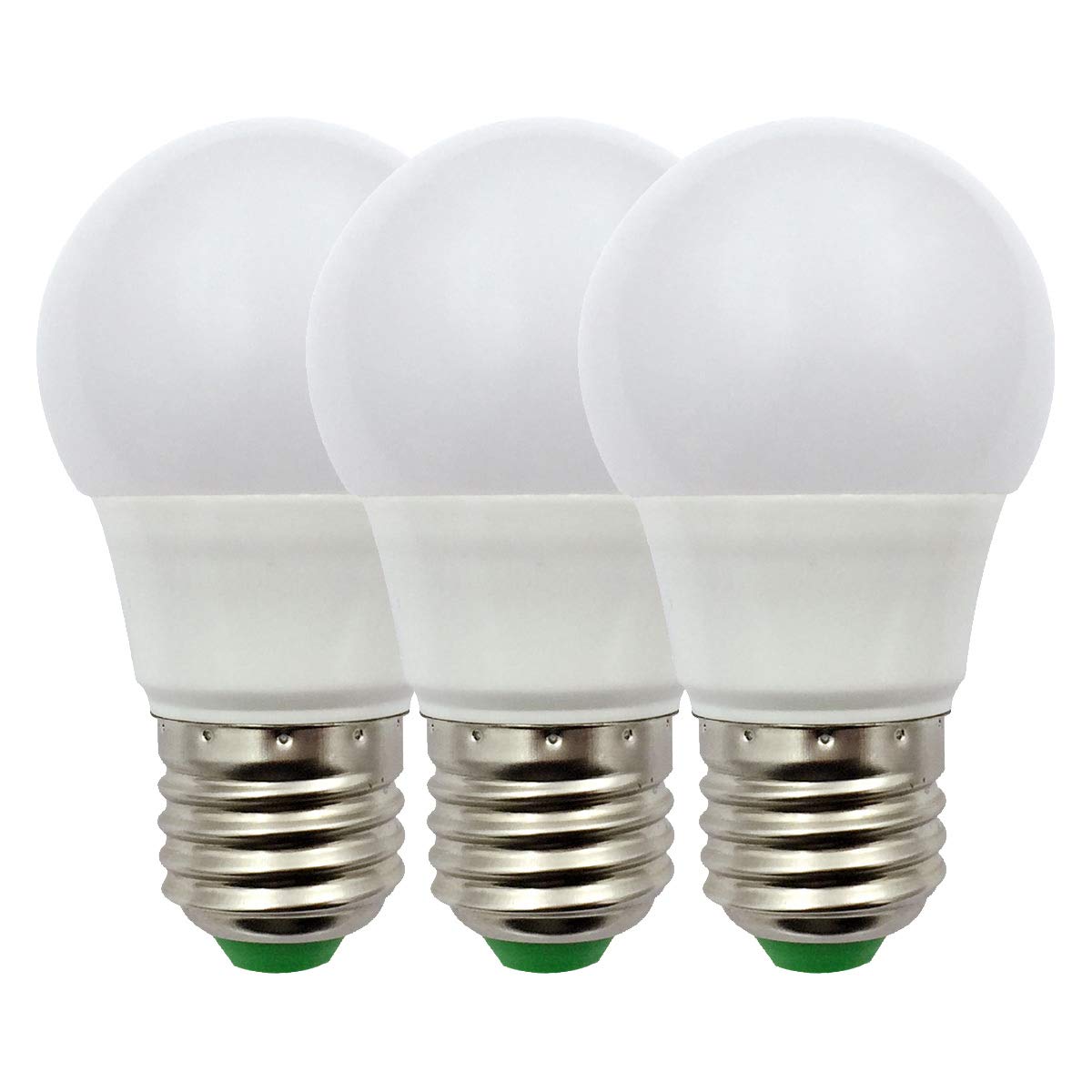 E26 12V Low Voltage LED Light Bulbs Warm White 3000K, E27 Edison Standard Screw Base lamp 3W 12-24V 35W Equivalent Halogen for Off-Grid Solar System Lighting, RV, Solar Panel Project, Pack of 3