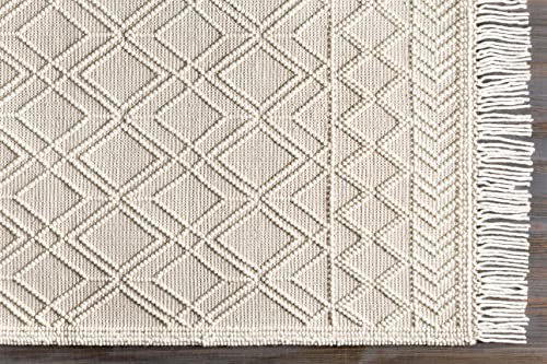 Mark&Day Area Rugs, 5x7 Staveley Bohemian/Global Beige Area Rug, Cream/White Carpet for Living Room, Bedroom or Kitchen (5' x 7'6")