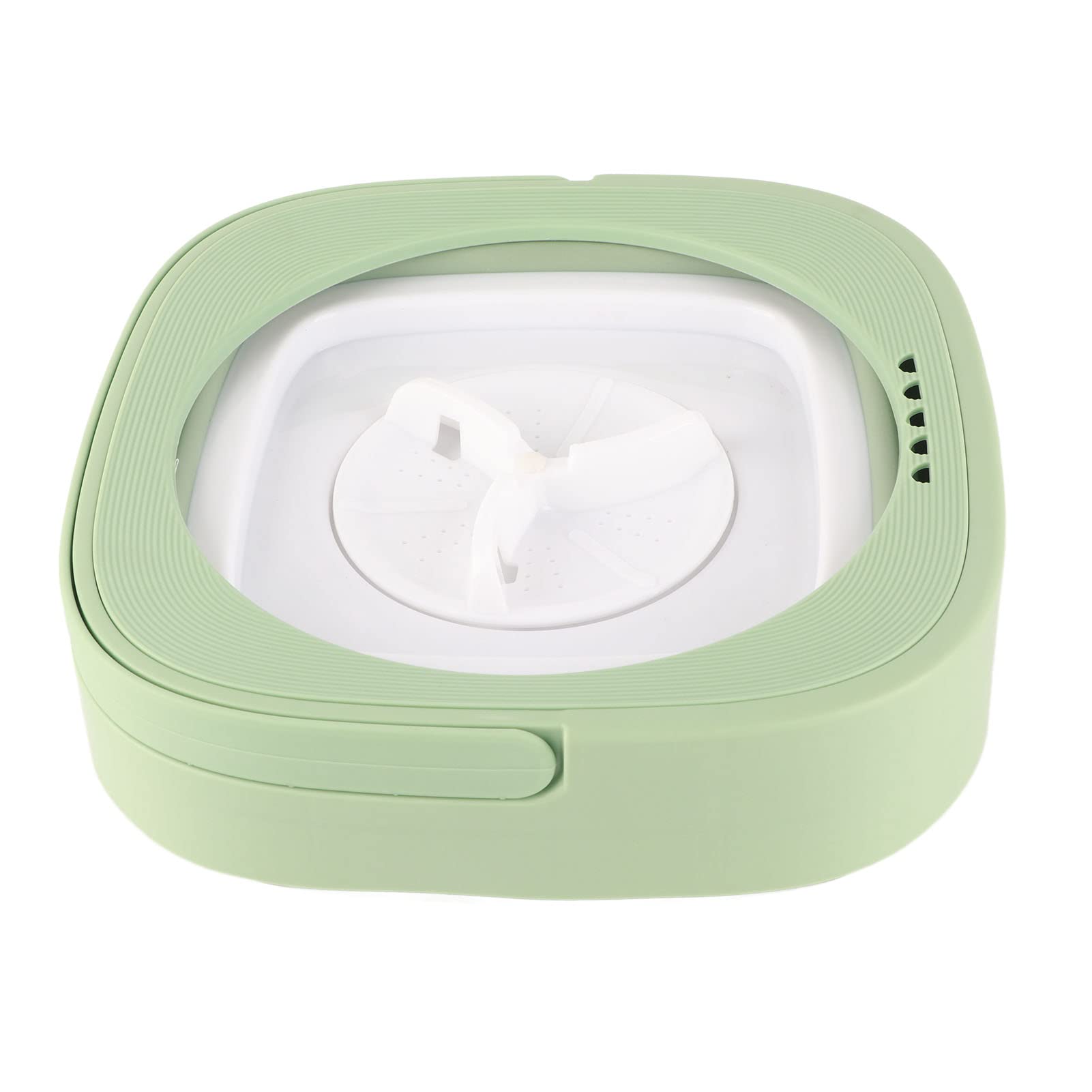 Foldable Washing Machine, Portable Washing Machine Mini Washers Large Capacity 6.5L, Soft Spin Drying, US Plug 100 To 240V for Home Camping Apartment (Green)