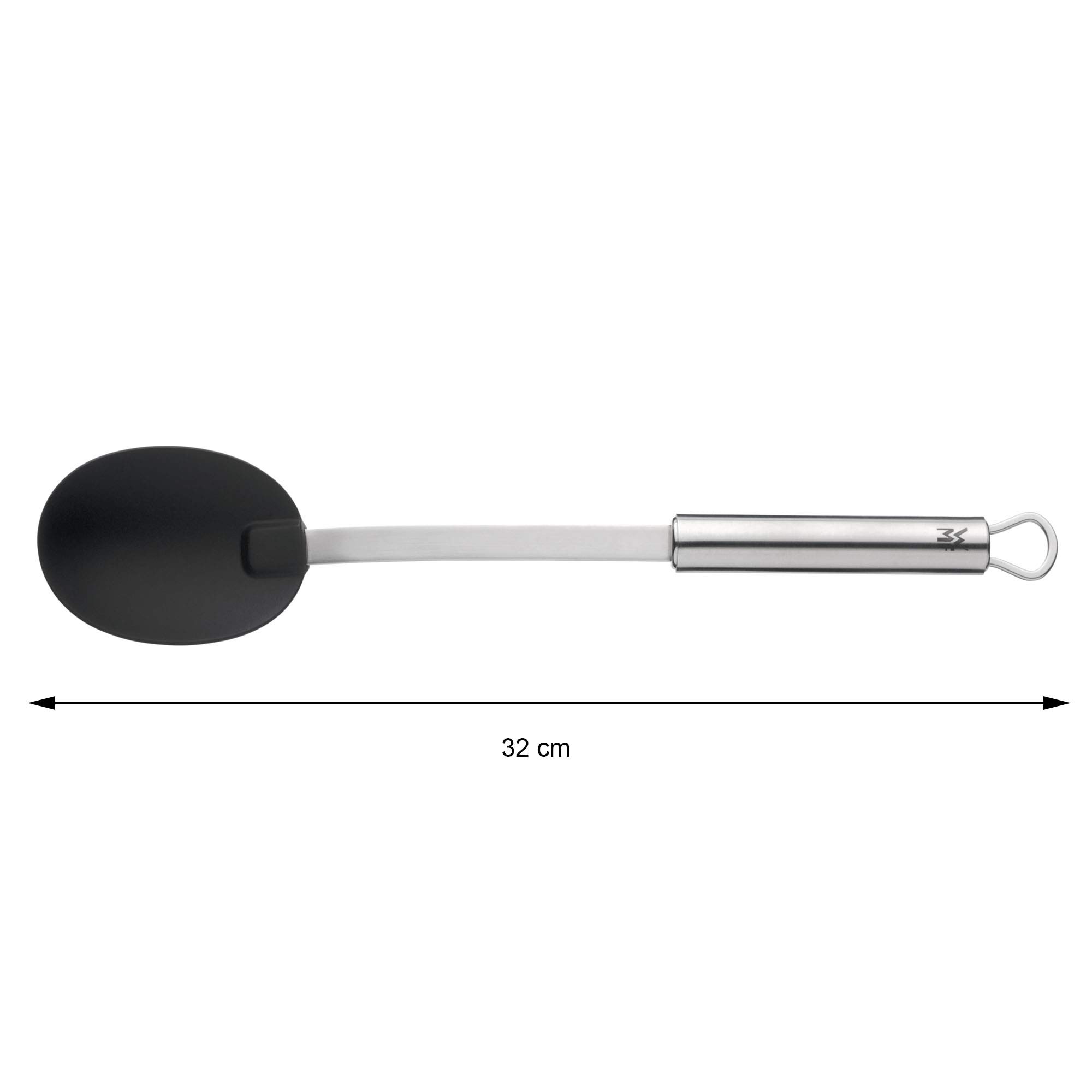 WMF Profi Plus Serving Spoon, Ladle, Cromargan Partially Matted Stainless Steel, Plastic