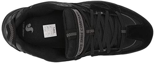 DVS mens Devious Mountain Biking Shoe, Black Charcoal, 9 US