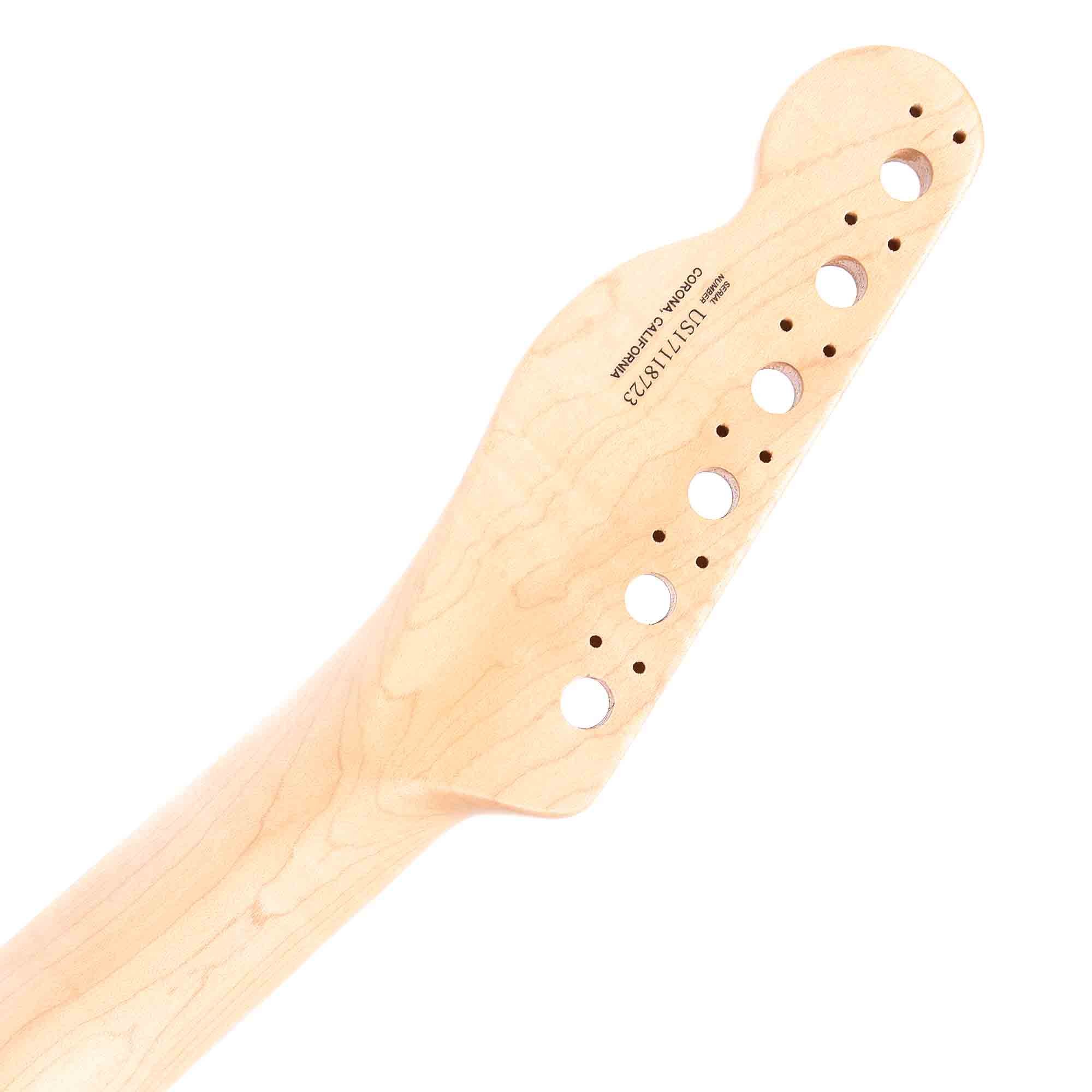 Fender American Elite Telecaster Neck, with 2-Year Warranty Compound Back Shape, Modern C to D, 22 Medium Jumbo Frets, Maple Fingerboard