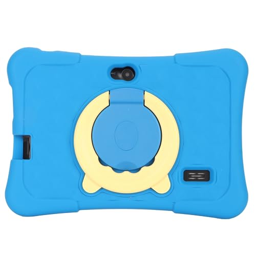 DAUERHAFT 7 Inch Kids Tablet, WiFi 100‑240V Dual Camera Child Tablet 2GB RAM 32GB ROM for Learning (US Plug)