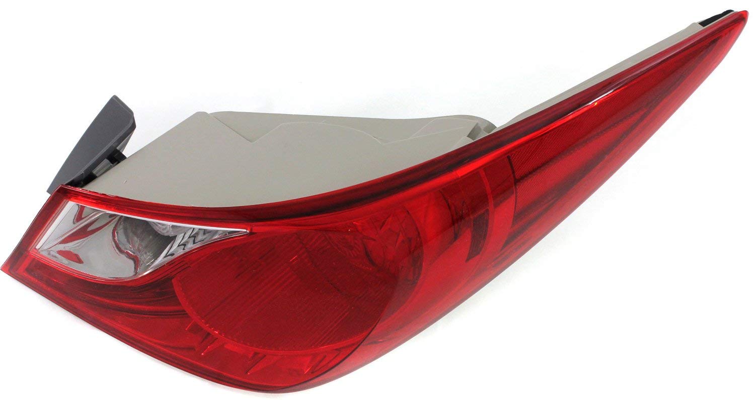 Evan Fischer Driver and Passenger Side, Outer Tail Light Compatible with 2011-2014 Hyundai Sonata - HY2805116, HY2804116
