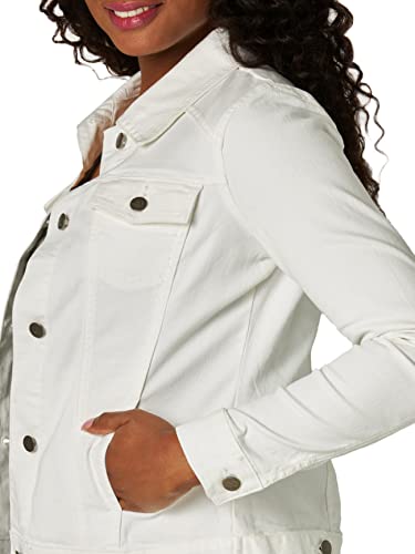 Riders by Lee Indigo Women's Iconic Denim Jacket, White, Large