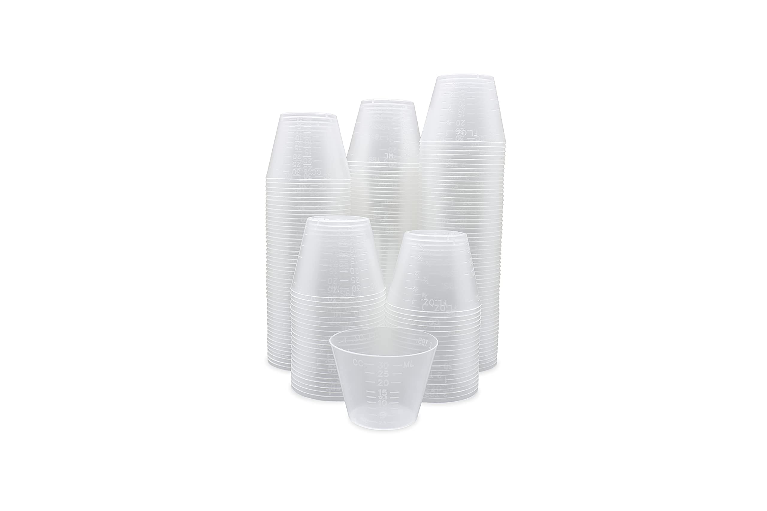 Eight30east - 200ct, 1oz, Flexible Graduated Measuring Medicine Cups, Non-Sterile, Semi-Clear, Easy Read