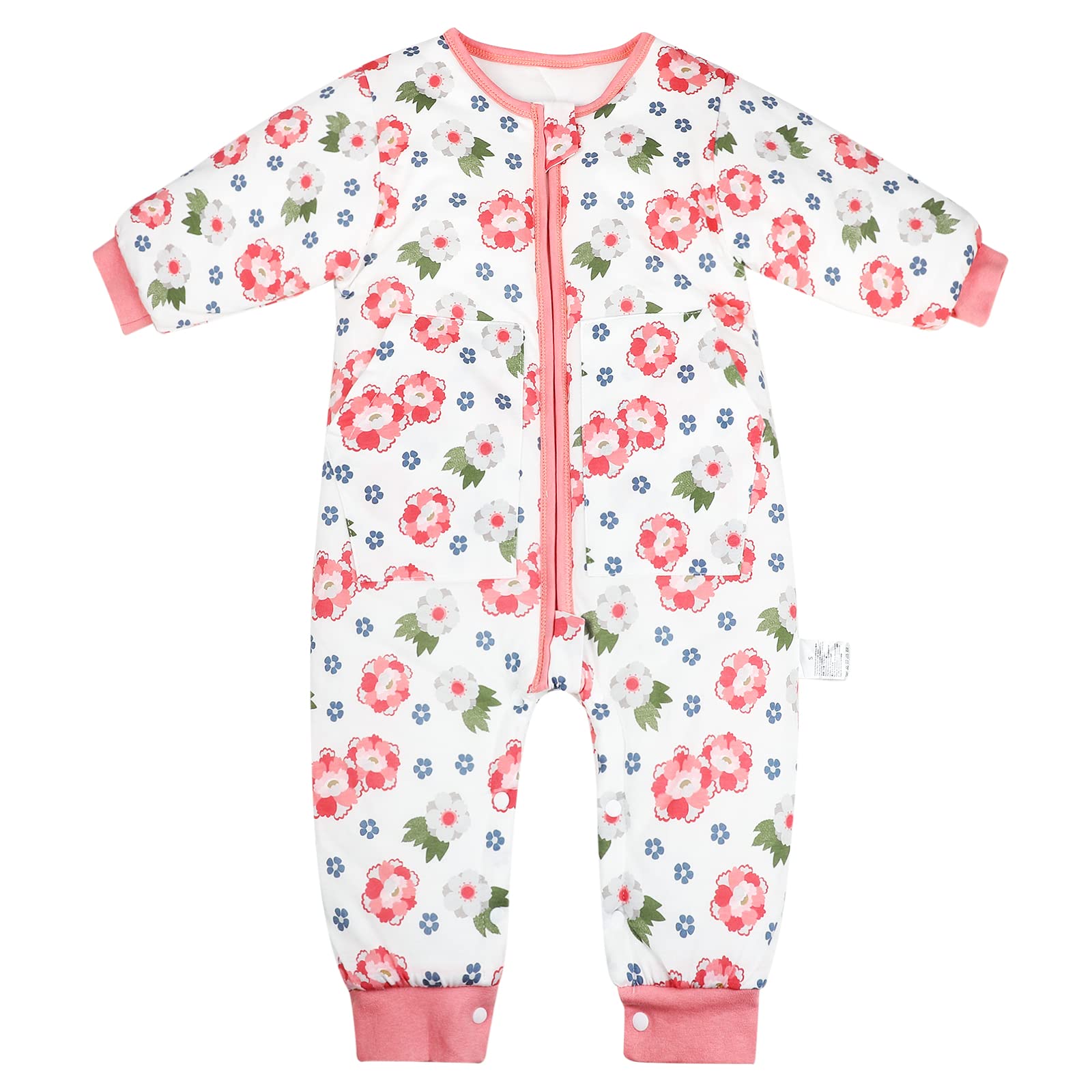 MOEMOE BABY Toddler Sleeping Sack, Cotton Sleep Sack with Feet, 2.5 Tog Wearable Blanket Baby, Winter Sleep Sack with Legs for Baby Boys and Girls