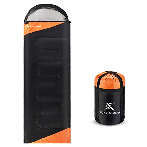 Extremus Cascade Sleeping Bags, Single Person,Royal Blue/Chartreuse