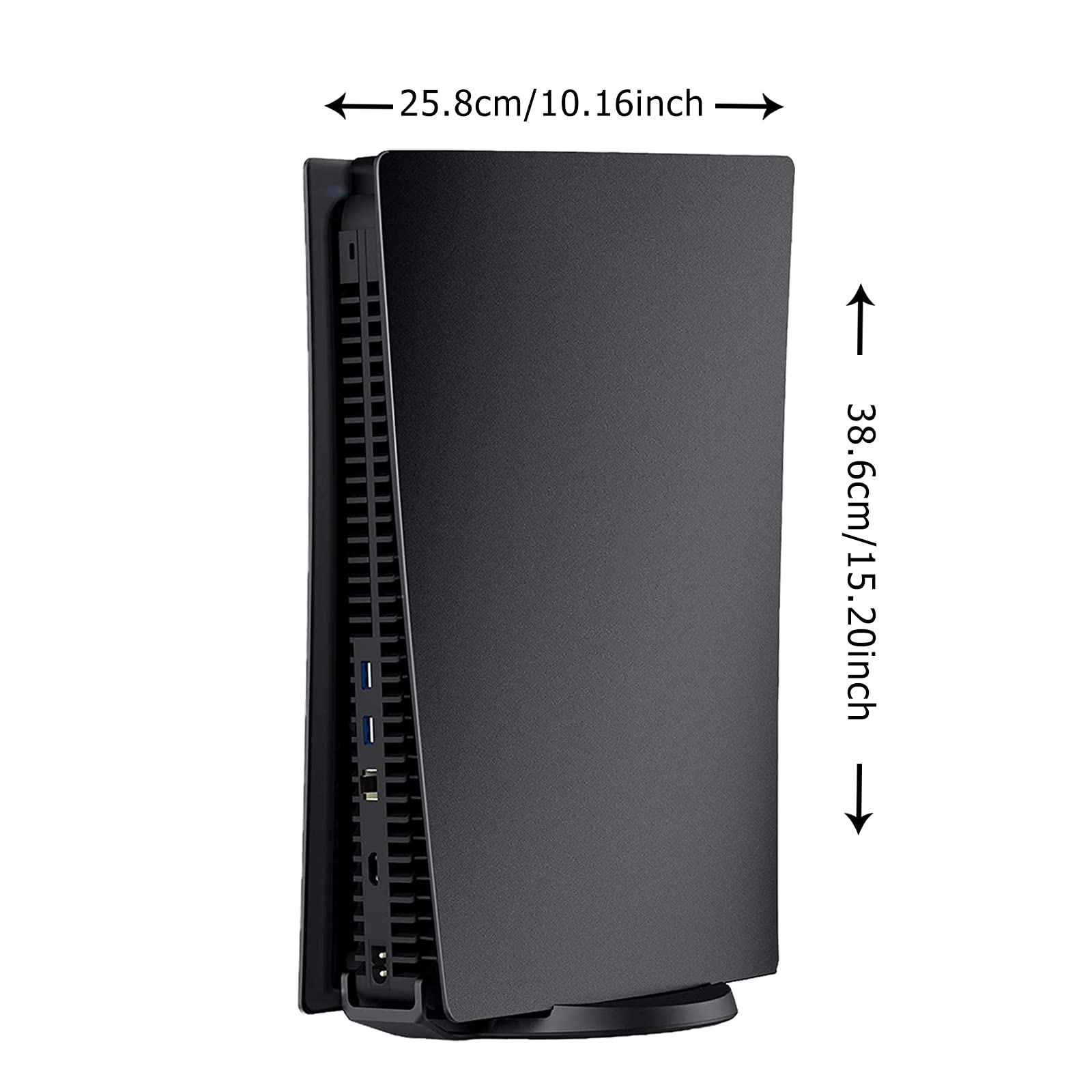 Faceplate Replacement Console Cover for P5 Disk Console DOBEWINGDELOU Anti Dust and Scratch Face Plate Shell for Disc Edition Hard ABS Shockproof Black