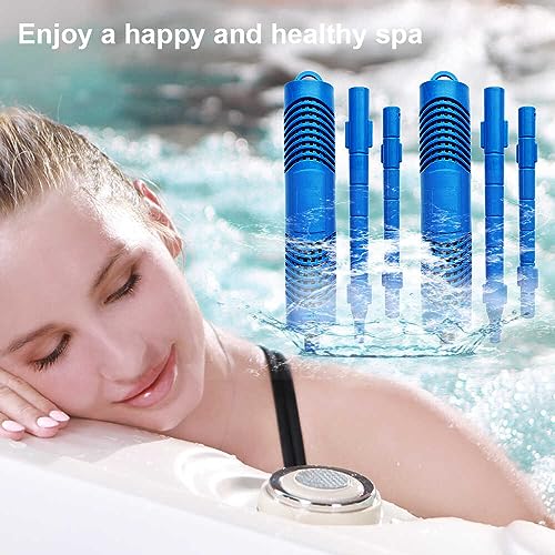 Joepoe SPA Mineral Stick,Hot Tub Stick Parts with 4 Months Lifetime Cartridge Universal for Hot Tub&Pool (Blue,3-Pack)