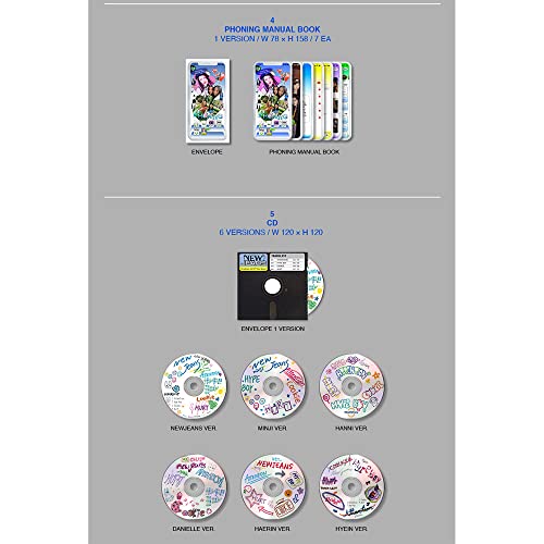 NewJeans - NewJeans 1st EP 'New Jeans' Bluebook ver. CD (HANNI ver.)