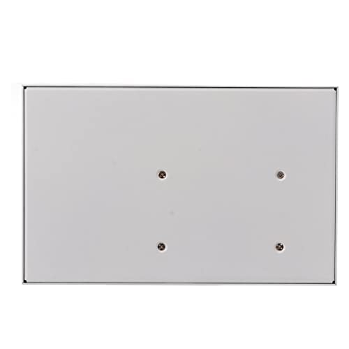IPS Secondary Screen, ABS Eye Protection Simple Connection Multi Theme USB Monitor 360 Degree Rotation Brightness Stepless Adjustment for Mini Chassis(White)