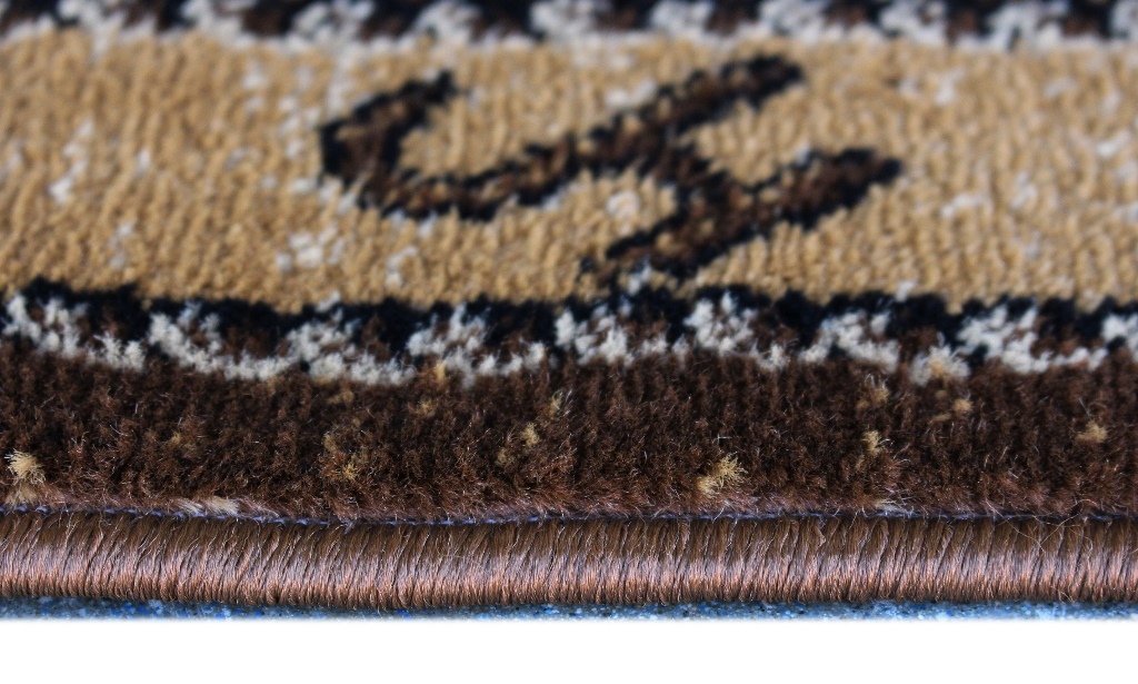 Western Area Rug Design 370 Lodge Brown (2 Feet 4 Inch X 10 Feet 9 Inch) Runner