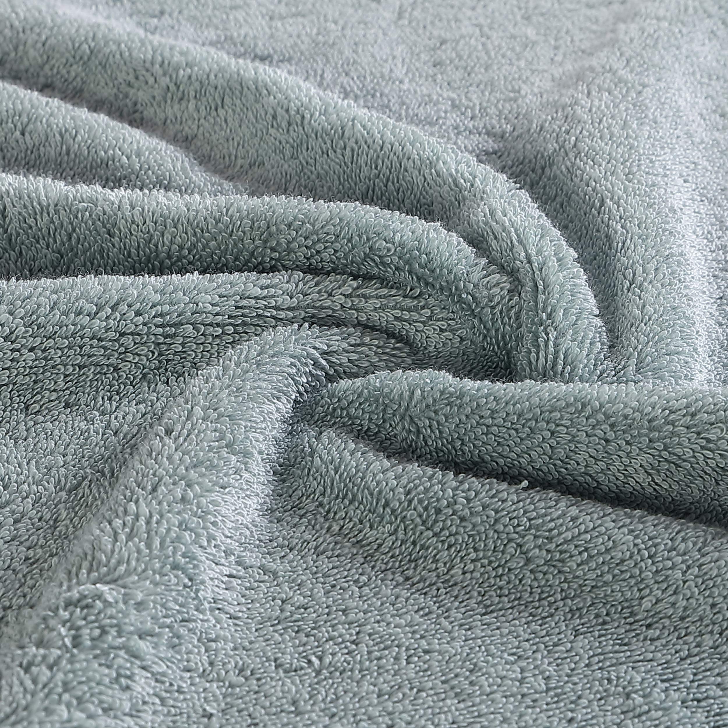 Eddie Bauer Home | Denali Collection | 6pc Towel Set-100% Terry Cotton, Ultra Soft & Absorbant, Fade-Resistant, Oeko-Tex Certified, 6 Piece, Green