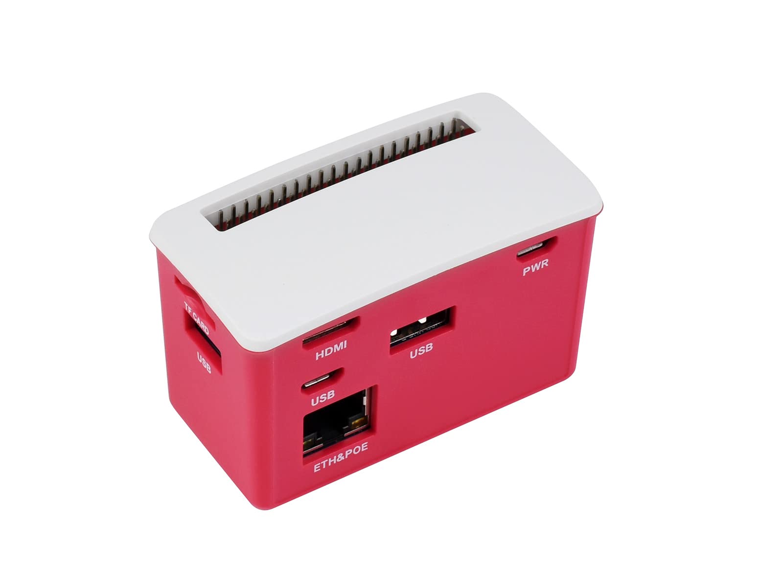 NGW-1pc PoE Ethernet/USB HUB Box for Raspberry Pi Zero Series 3X USB 2.0 Ports 802.3af-Compliant