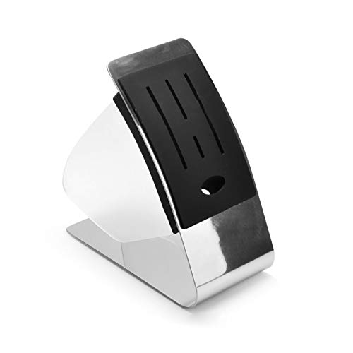 JHHDP Knife Holder Knife Holder 304 Stainless Steel Kitchen Rack Simple Knife Holder Storage Box Insert Knife Holder