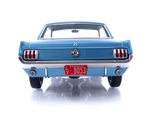 Norev - for Mustang Hard Top Coupe - 1965-1/18, Turquoise Metallic